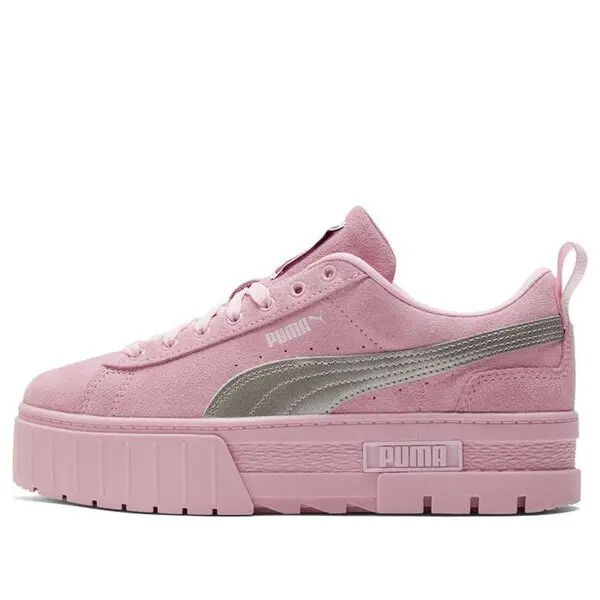 PUMA X Dua Lipa Mayze Suede Sneakers - Pink/grey