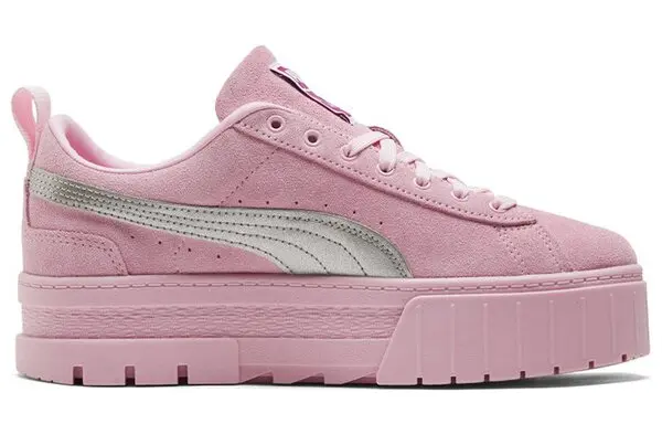 PUMA X Dua Lipa Mayze Suede Sneakers - Pink/grey