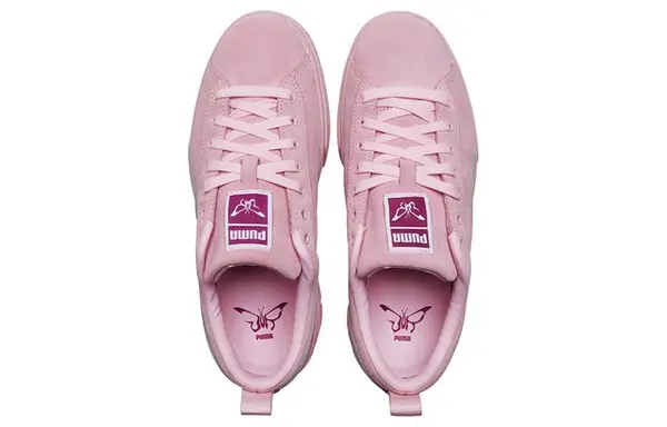 PUMA X Dua Lipa Mayze Suede Sneakers - Pink/grey