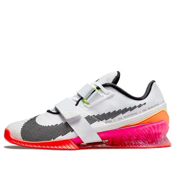 Nike Romaleos Se "white Black Red" Weightlifting Shoes - White/black/red