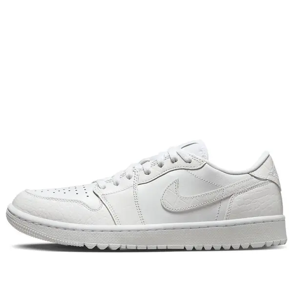 JORDAN 1 Low Og Golf "croc Effect - White