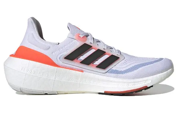 Adidas Ultra Boost Light Sneakers - White/black/orange