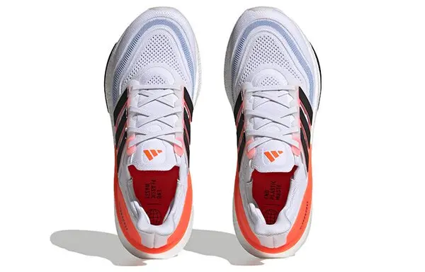 Adidas Ultra Boost Light Sneakers - White/black/orange