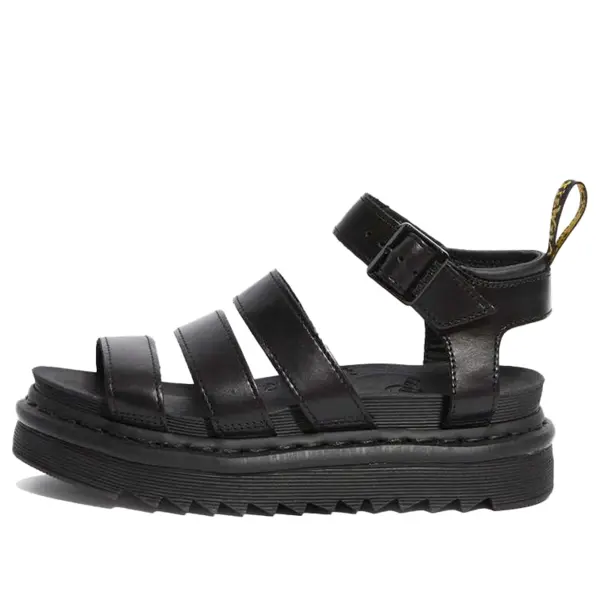 Dr. Martens Blaire Strappy Platform Sandals - Black