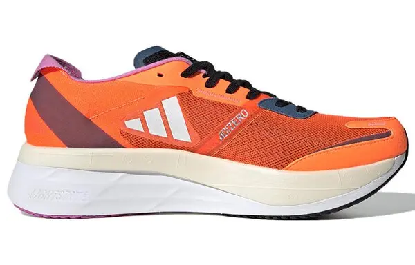 Adidas Adizero Boston "solar " Low Top Sneakers - Orange