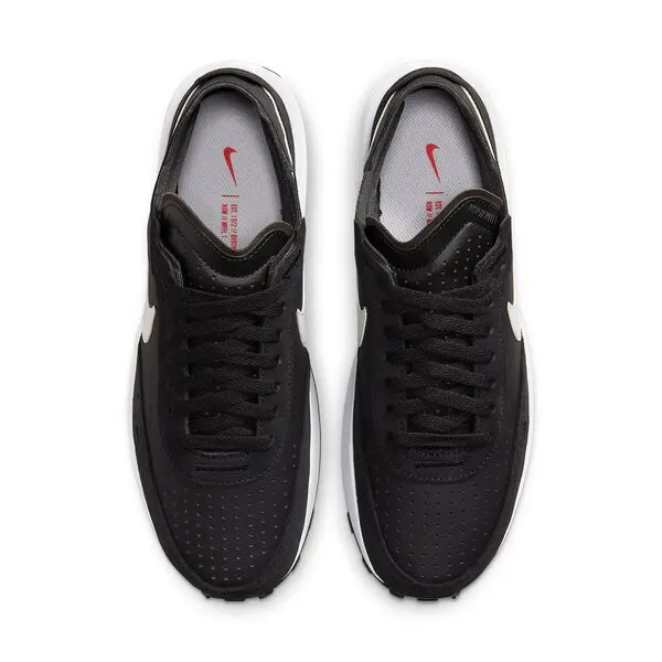 Nike Waffle One Leather Sneakers - Black