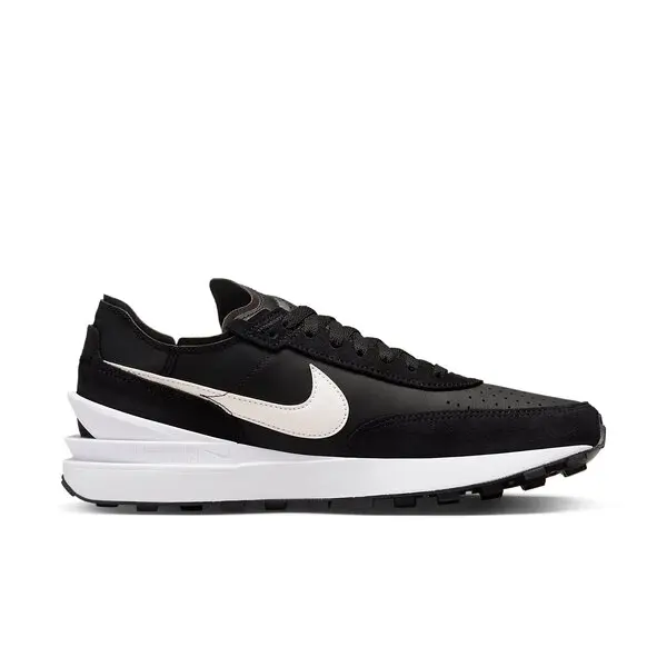 Nike Waffle One Leather Sneakers - Black