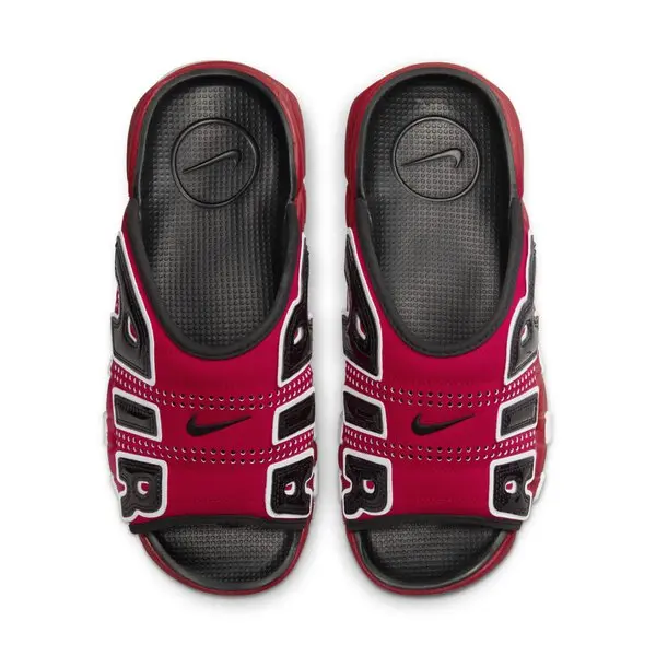 Nike More Uptempo Slides - Red/multi-color