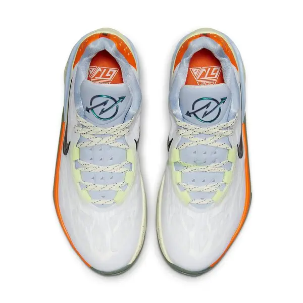 Nike Zoom G.t. Cut 2 Low Top Athletic Sneakers - Whiteorange