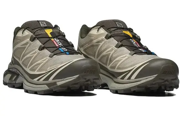 SALOMON Gore-tex Lace-up Athletic Sneakers - Brown