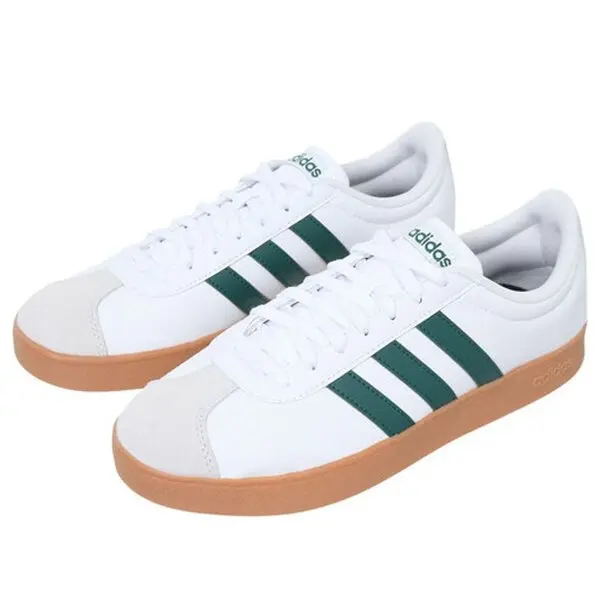Adidas Court Vl Base Sneakers - White/green/tan