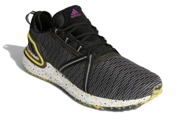 Adidas Solarthon Primegreen Spikeless Golf Shoes - Black/gray