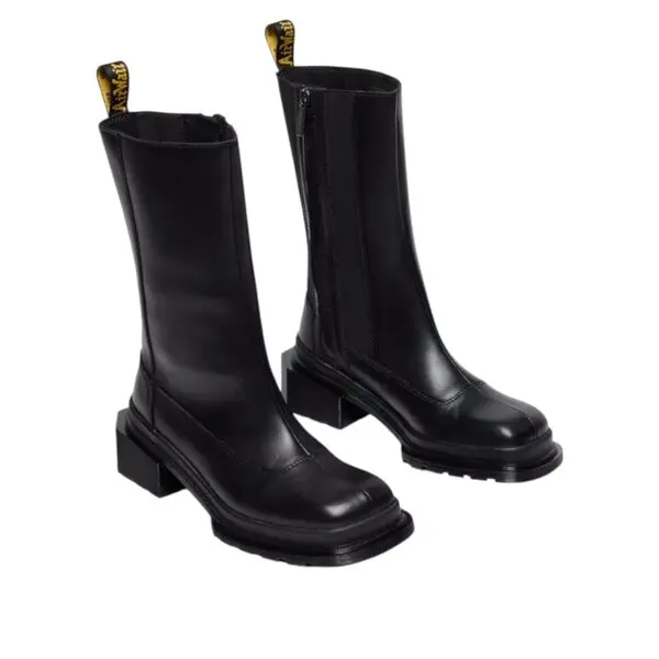 Dr. Martens Maybole Hi Square Toe Chelsea Boots - Black