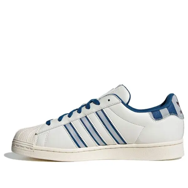 Adidas Originals Superstar Sneakers - White/blue