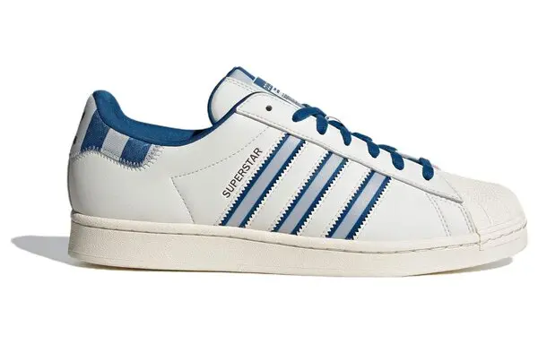 Adidas Originals Superstar Sneakers - White/blue