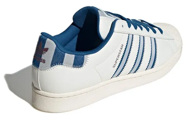Adidas Originals Superstar Sneakers - White/blue