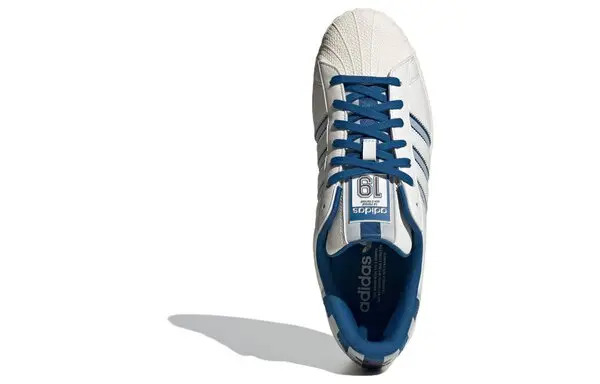 Adidas Originals Superstar Sneakers - White/blue