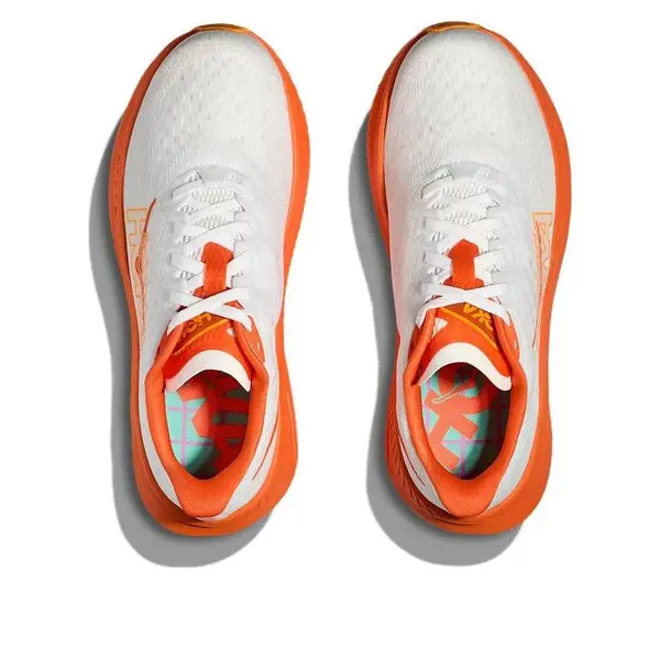 Hoka One One Mach 6 Athletic Sneakers - Frost/lava