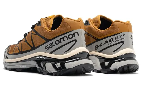 SALOMON Xt-6 "cathay Spice/quarry Rose Cloud" Sneakers - Brown/gray