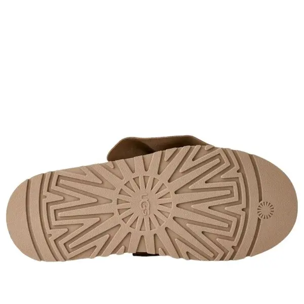 UGG Platform Slip-on Slipper With Bow Detailing