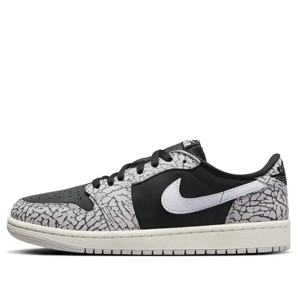 JORDAN 1 Retro Low Og "black Cement - Black/muslin/tech Grey