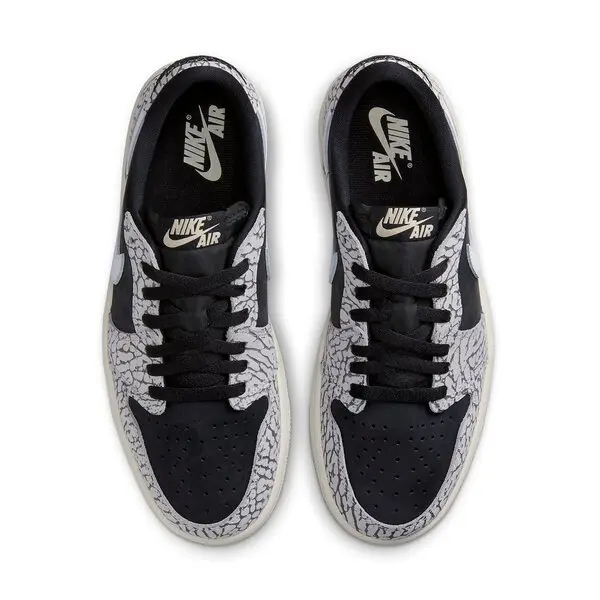 JORDAN 1 Retro Low Og "black Cement - Black/muslin/tech Grey