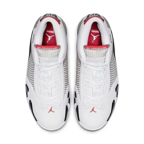 JORDAN Retro X Supreme Sneakers - White/black