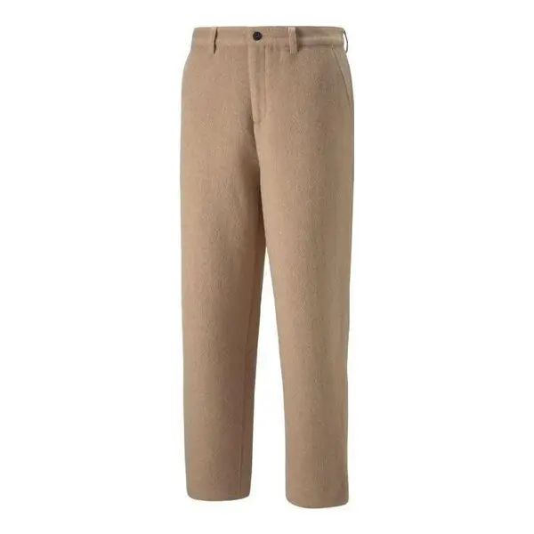 PUMA X Ami Wool Trousers - Brown