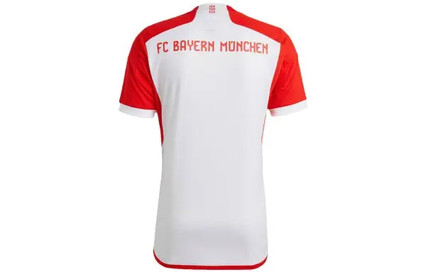 Adidas Fc Bayern München 23/24 Home Jersey - White/red