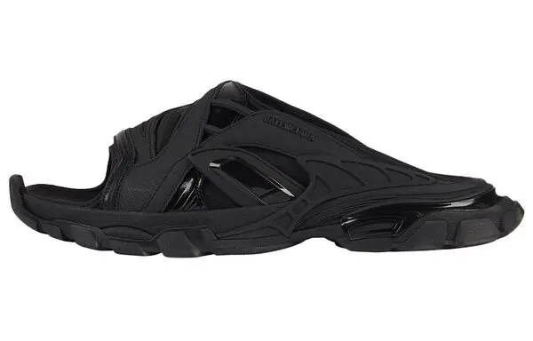 Balenciaga Track Slide Sandal - Black