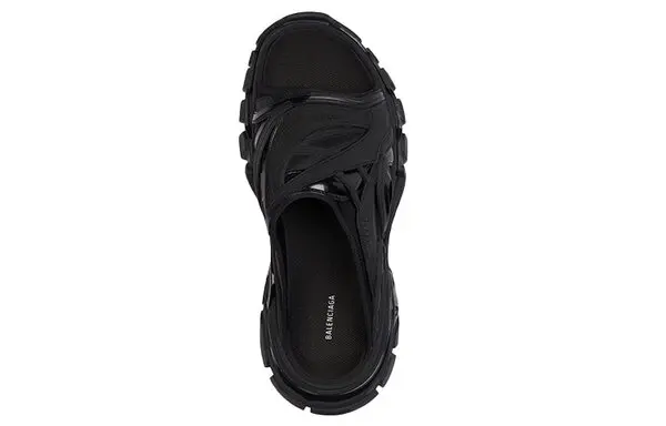 Balenciaga Track Slide Sandal - Black