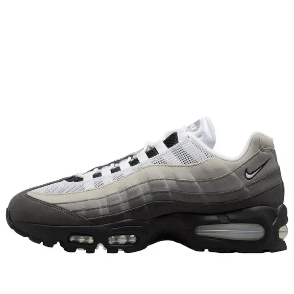 Nike Max 95 Og Big Bubble 'granite' Sneakers - Black/medium Ash/dark Pewter