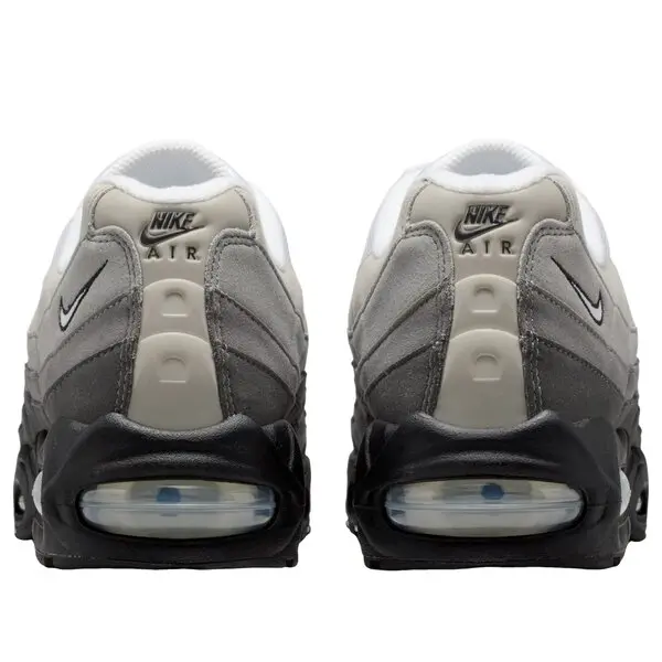 Nike Max 95 Og Big Bubble 'granite' Sneakers - Black/medium Ash/dark Pewter