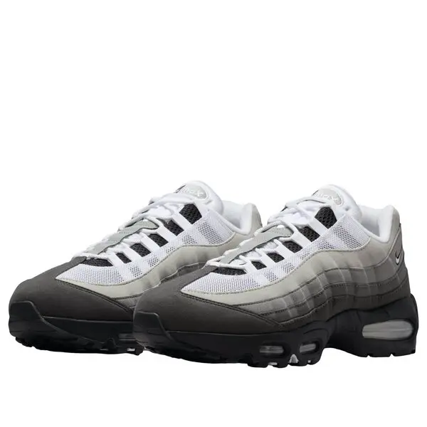 Nike Max 95 Og Big Bubble 'granite' Sneakers - Black/medium Ash/dark Pewter