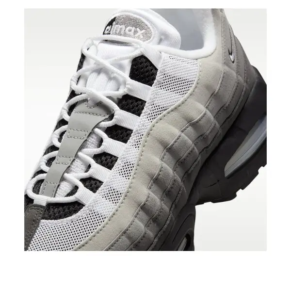 Nike Max 95 Og Big Bubble 'granite' Sneakers - Black/medium Ash/dark Pewter