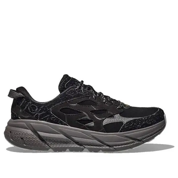 Hoka One One Clifton L Elite Terrain System - Black/satellite Grey