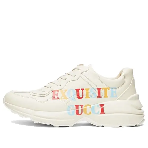 Gucci Rhyton "exquisite " Sneakers - Ivory