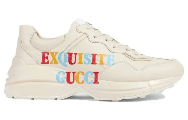 Gucci Rhyton "exquisite " Sneakers - Ivory