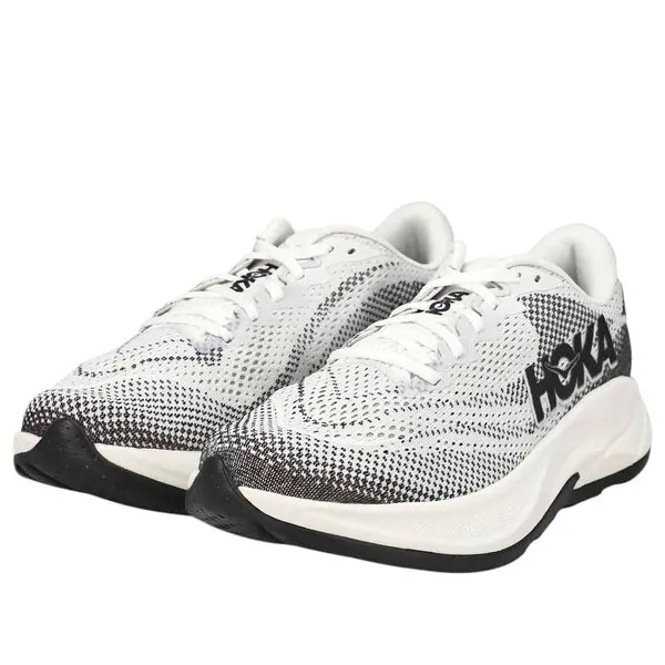 Hoka One One Rincon 4 Athletic Sneakers - White/black