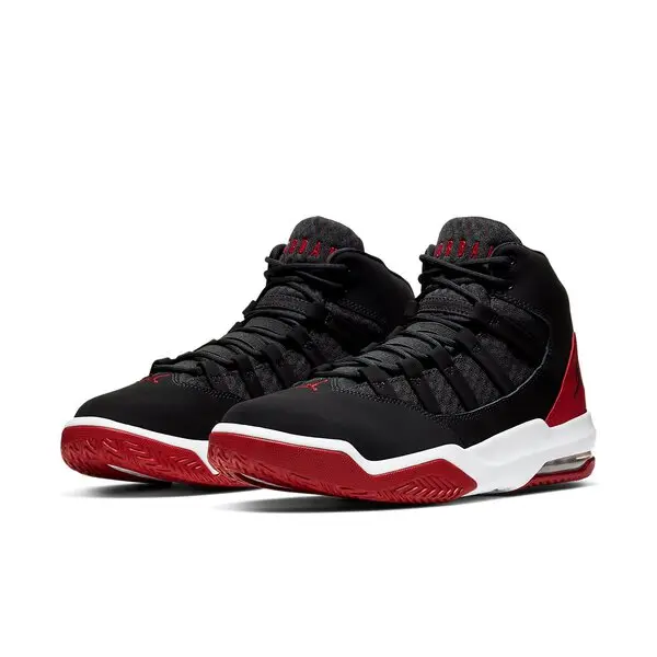 JORDAN Max Aura Sneakers - Black/red