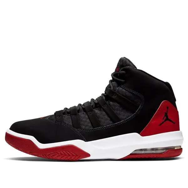 JORDAN Max Aura Sneakers - Black/red