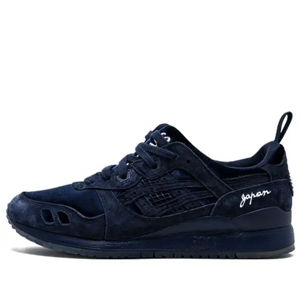 Asics Mita Sneakers X Beams Gel Lyte 3 "navy Souvenir Jacket" Athletic Sneakers - Navy Blue/navy Blue/white