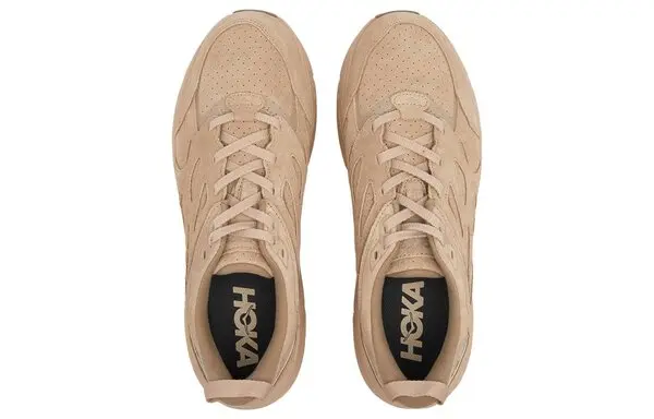 Hoka One One Clifton L Suede Sneakers - Shifting Sand/dune