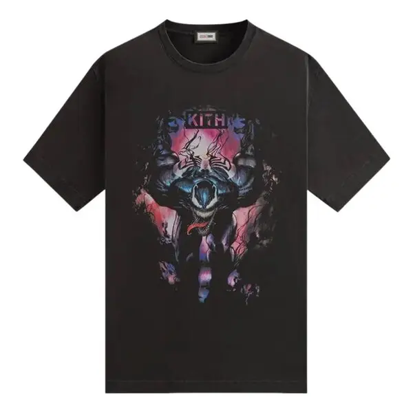 Kith X Marvel Symbiote Vintage T-shirt - Black