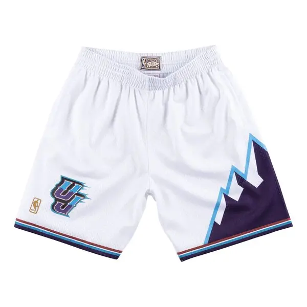 Mitchell & Ness Nba Swingman Shorts Utah Jazz 1996-97 - White/purple/blue