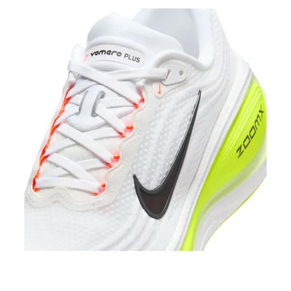 Nike Zoom Vomero Plus Athletic Sneakers - White/volt/barely Volt