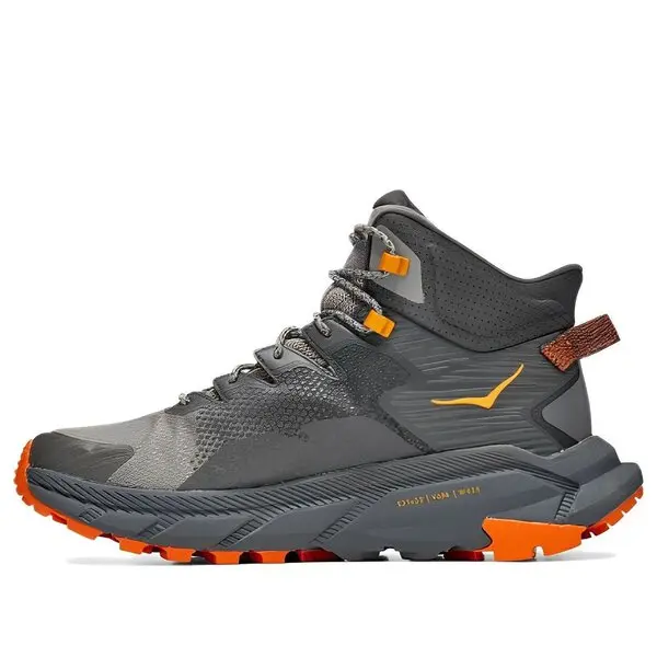Hoka One One Trail Code Gore-tex Sneakers - Castlerock/persimmon Orange