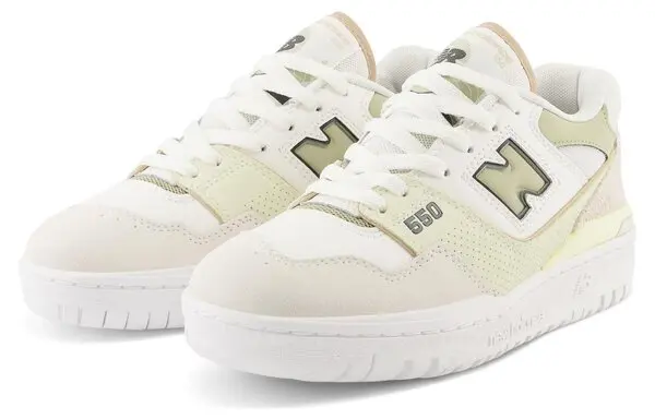 NEW BALANCE 550 Sk Lace-up Sneakers - Beige/white