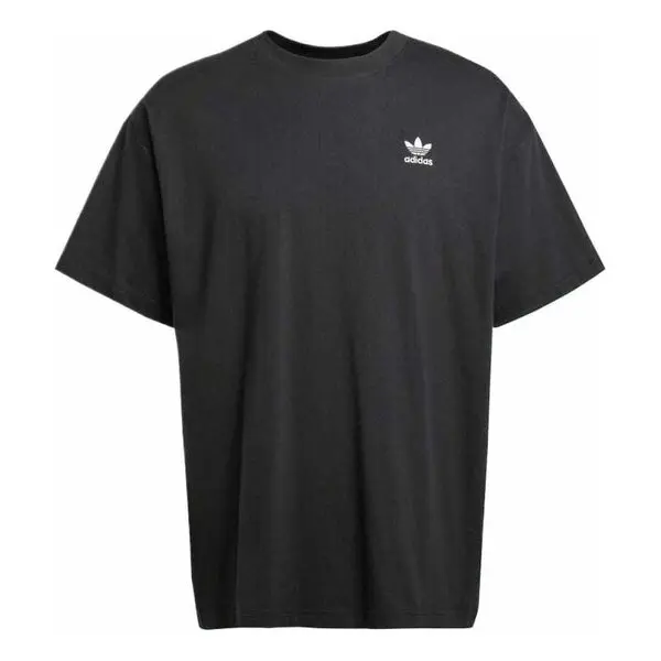 Adidas Camiseta Trifolio Essentials Oversized Asia Sizing 'black White - Black/white