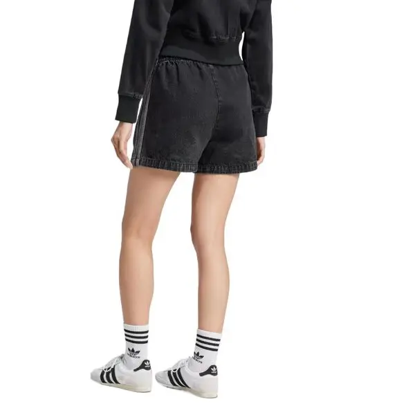 Adidas Adicolor Denim Firebird Shorts - Black
